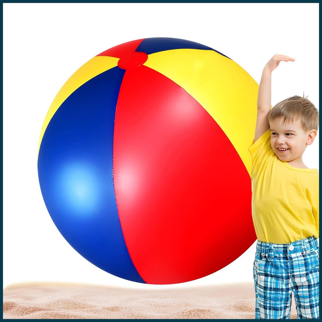 Beach Balls Large Rainbow Inflatable Ball Pool Water Balls Rainbow ...