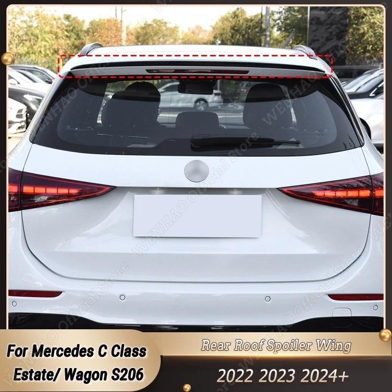 Car Rear Roof Spoiler Wing Window Tail Wing Diffuser Tuning Gloss Black ...