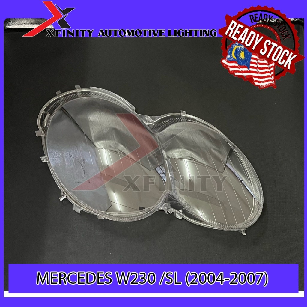 MERCEDES W230 SL 04 05 06 07 HEADLAMP COVER / HEADLIGHT COVER ...