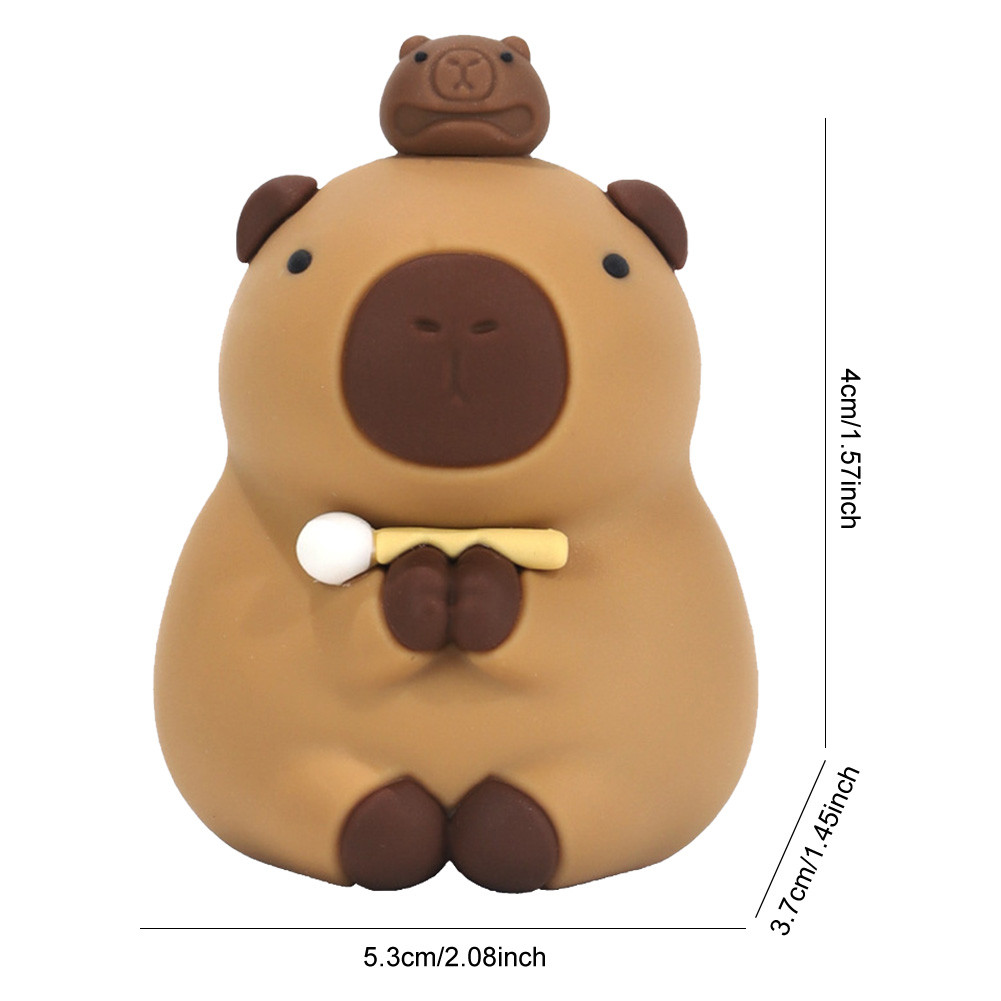 Cute Capybara Statue Capybara Desktop Decoration Relieves Stress for ...