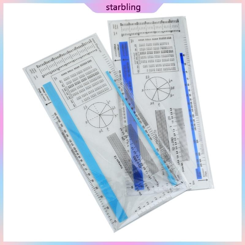 Star ECG Ruler Plastic Ruler Measuring Tool Electrocardiogram Drafting ...