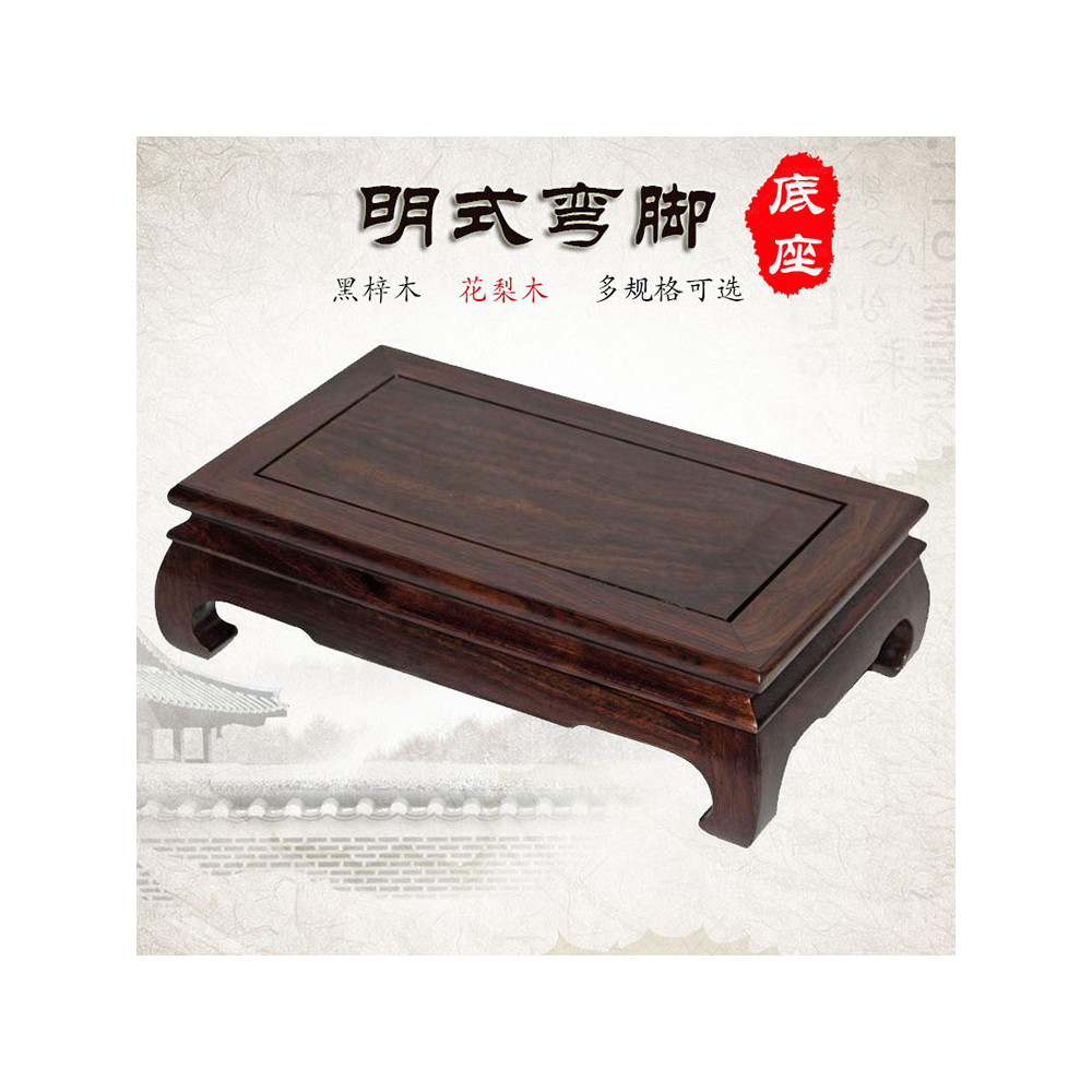 Asas Patung Buddha Kayu Merah Hiasan Batu Pasu Bunga Pasu Bonsai Kraf ...