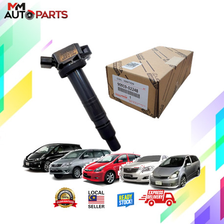ORIGINAL TOYOTA IGNITION PLUG COIL TOYOTA CAMRY ACV40 2.0 2.4 / ESTIMA ...