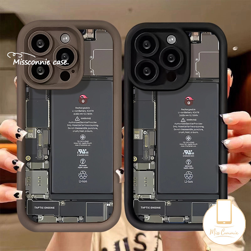Creative Phone Circuit Board Pattern Case For Redmi 12 13C 10C 9 A1 9A ...
