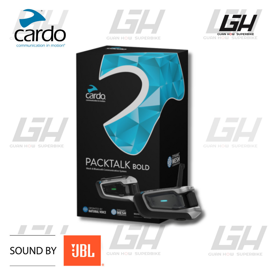 Cardo Packtalk Bold Single Set With JBL Speaker | Shopee Malaysia