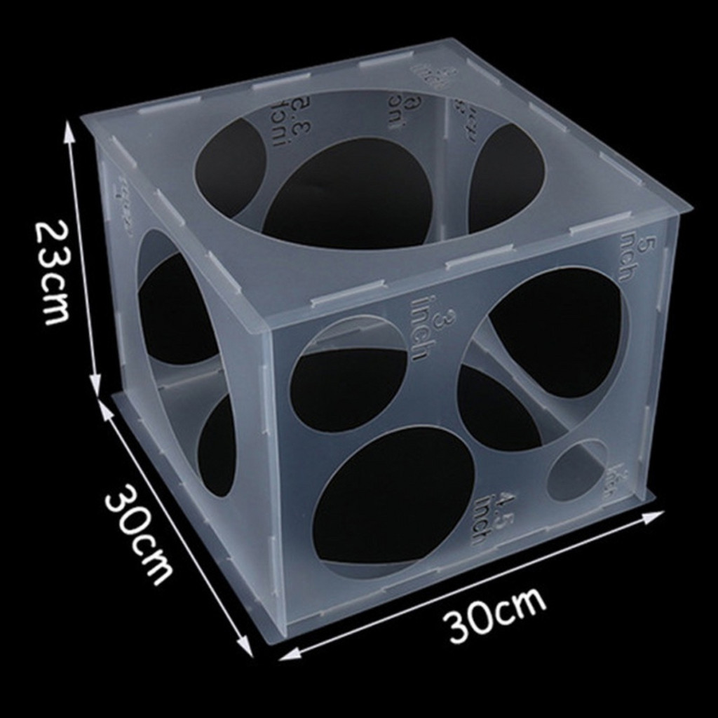 11 Holes Balloon Sizer Box for Balloon Garland Arch Measuring ...