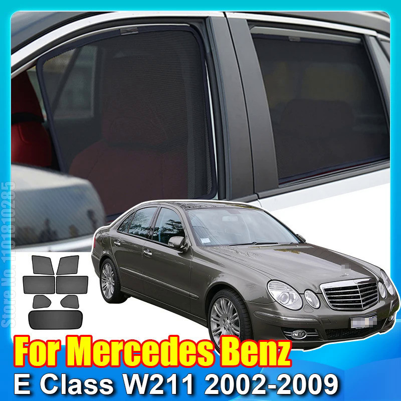 Magnetic Car Sunshade For Mercedes Benz E Class W211 2002-2009 Car Sun ...