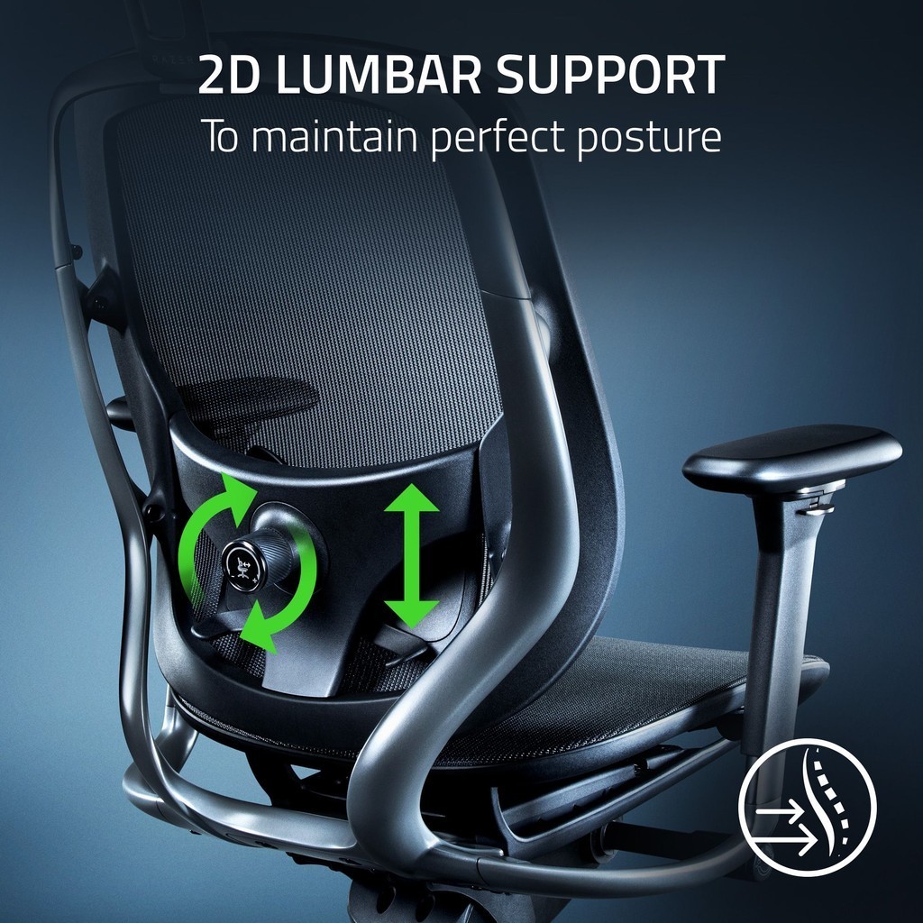 Razer Fujin Pro Fully Adjustable Ergonomic Lightweight Breathable Mesh ...