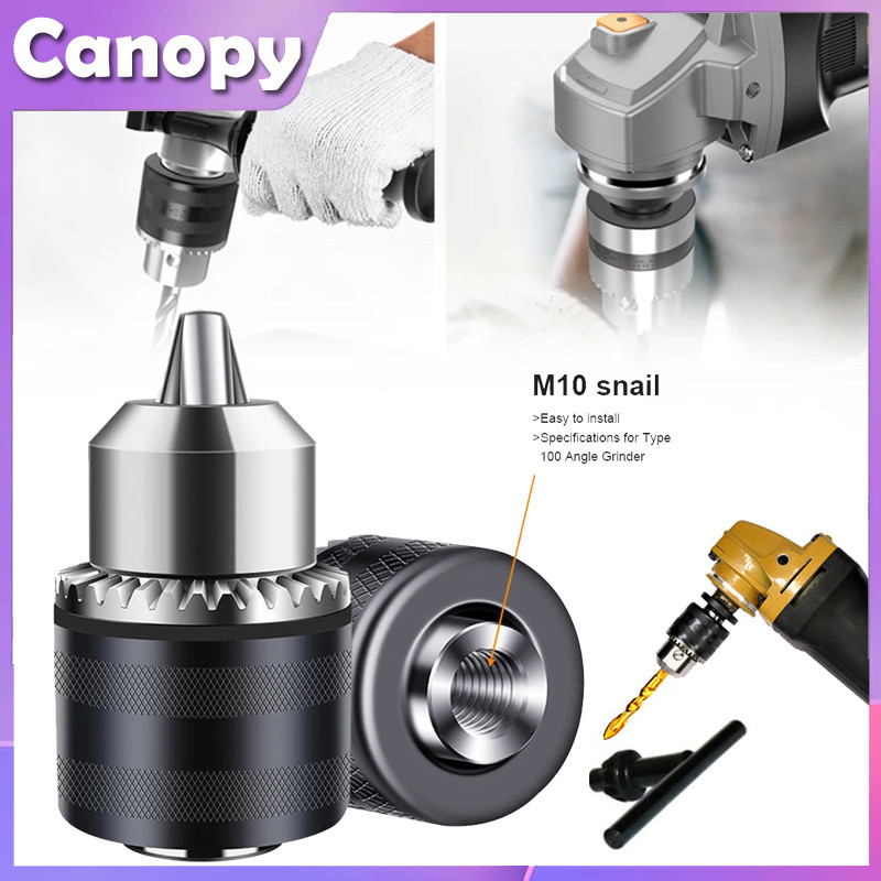 M10 Electric Angle Grinder Drill Conversion Collet 10mm Chuck Holder ...