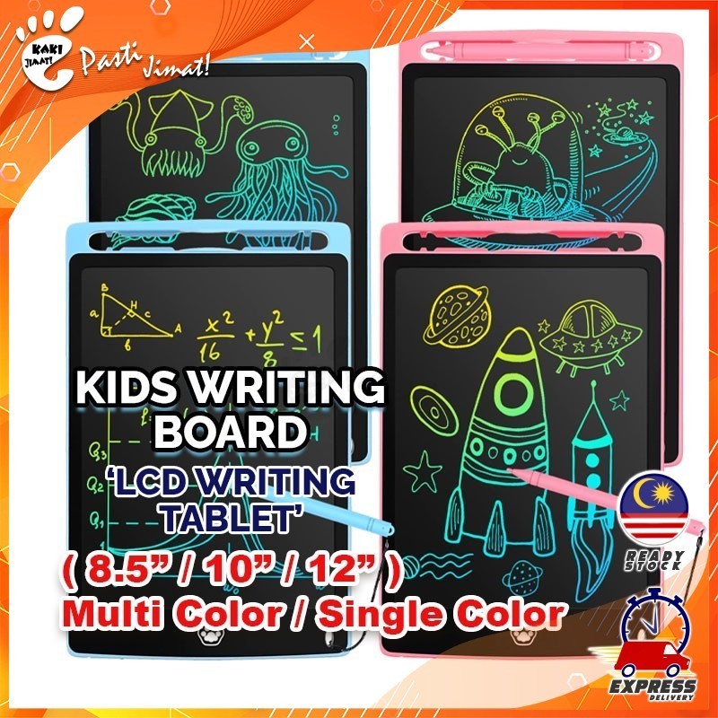 Kaki Jimat Kids LCD Writing Tablet - Paperless Drawing & Writing Board ...