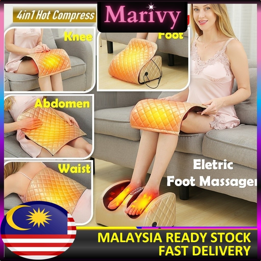 Electric Foot Massager (4-in-1) With Heating Relief Shiatsu Kneading Massager FM-002 Massage ...