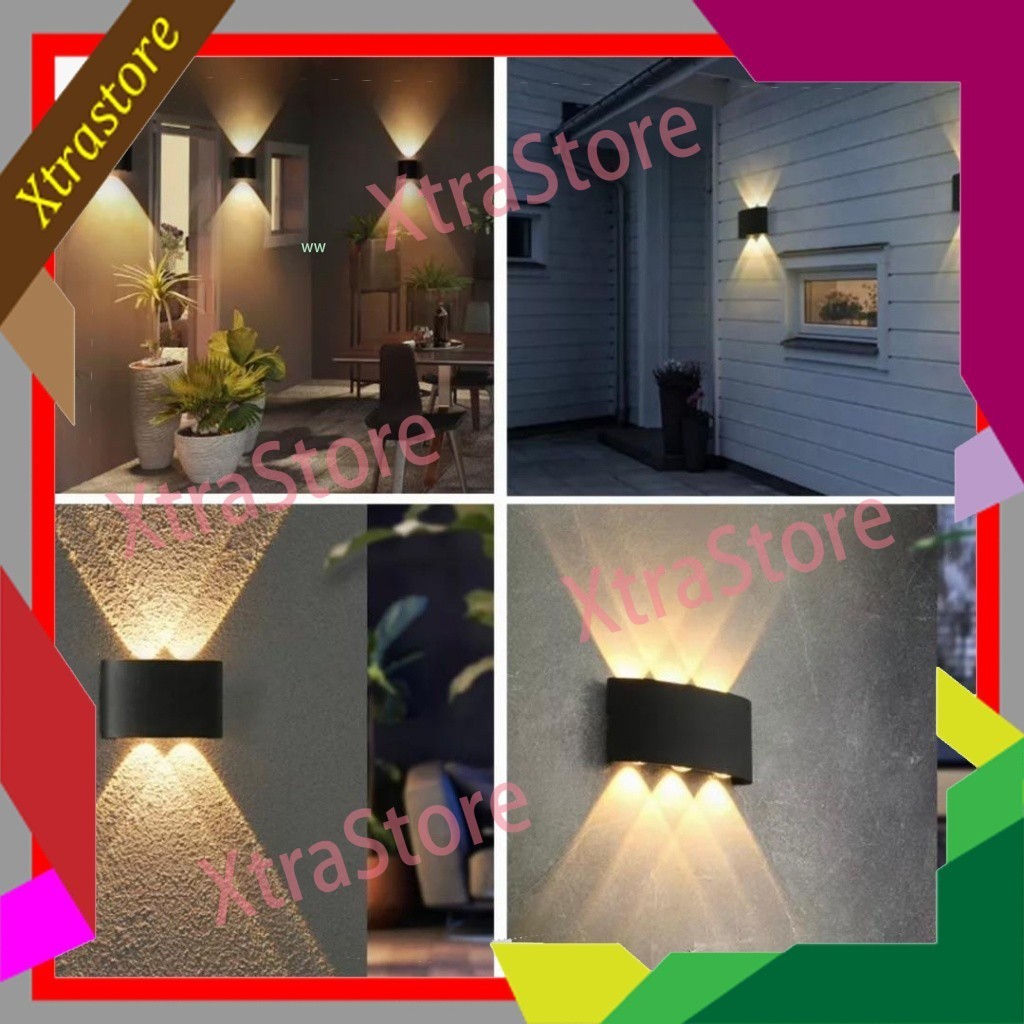🚀Xtrastore🚀Aluminum Wall LED Lamp Lampu Dinding Lampu Effect Light ...