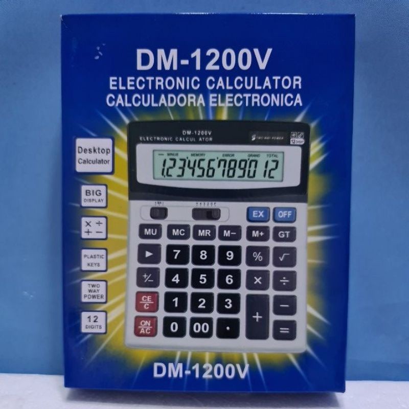 Casio DM-1200V ELECTRONIC CALCULATOR 12 DIGITS | Shopee Malaysia