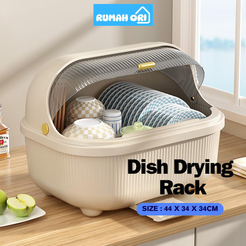 Kitchen Plastic Dish Drying Rack Plate Bowl Storage Organizer Drainer ...