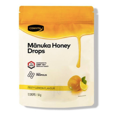 Comvita Manuka Honey Drops Honey & Lemon 12's drops | Shopee Malaysia