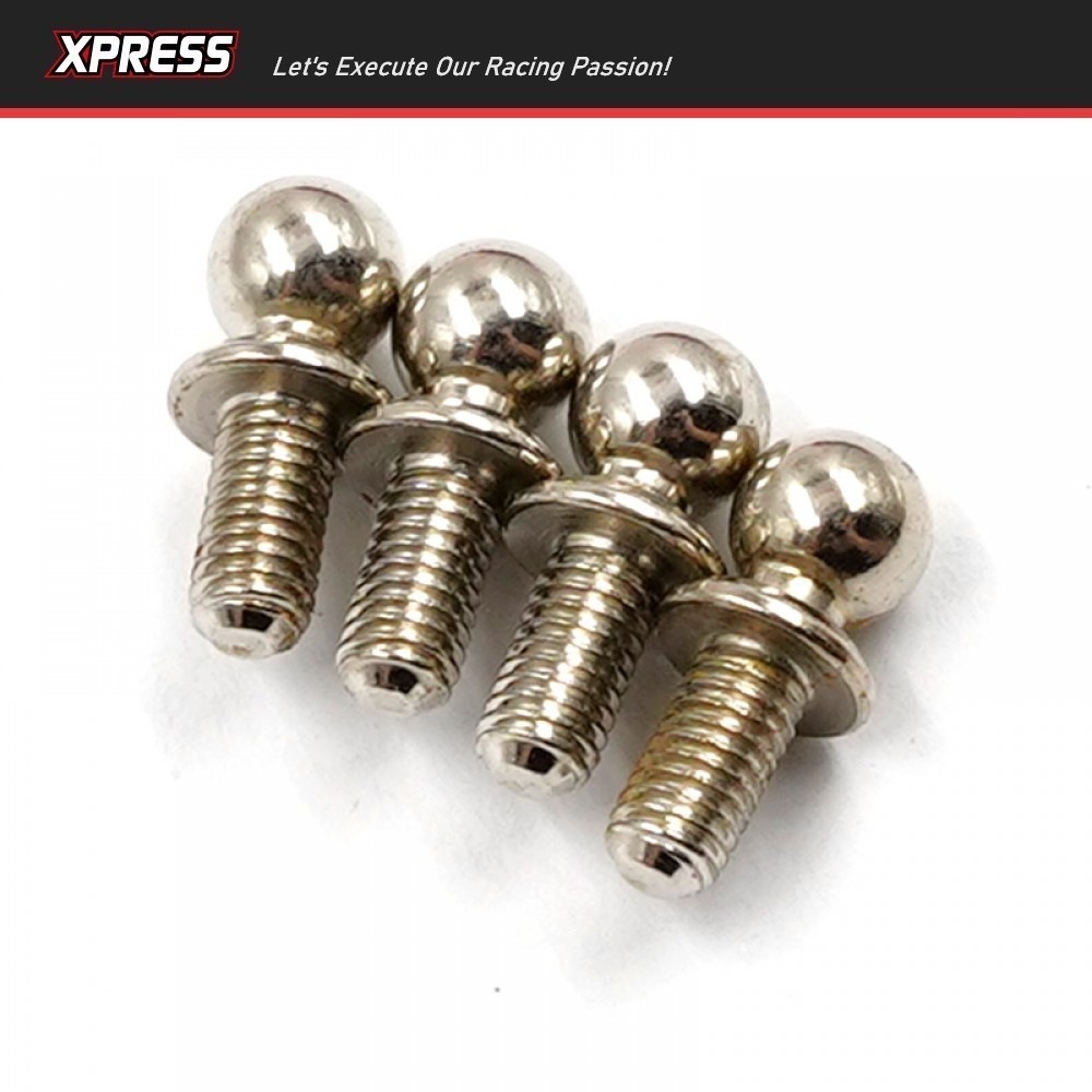 Xpress XP-11123 Low friction 4.8mm Ball Stud 6mm Thread 4pcs | Shopee ...