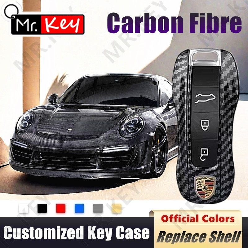 【Mr.Key】Carbon Fibre Porsche Key Housing For Porsche Panamera Carrera ...