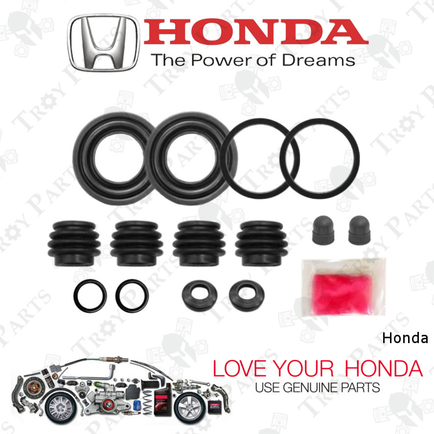 (34.5mm) Original Honda (Rear) Disc Brake Caliper Repair Kit (Full ...