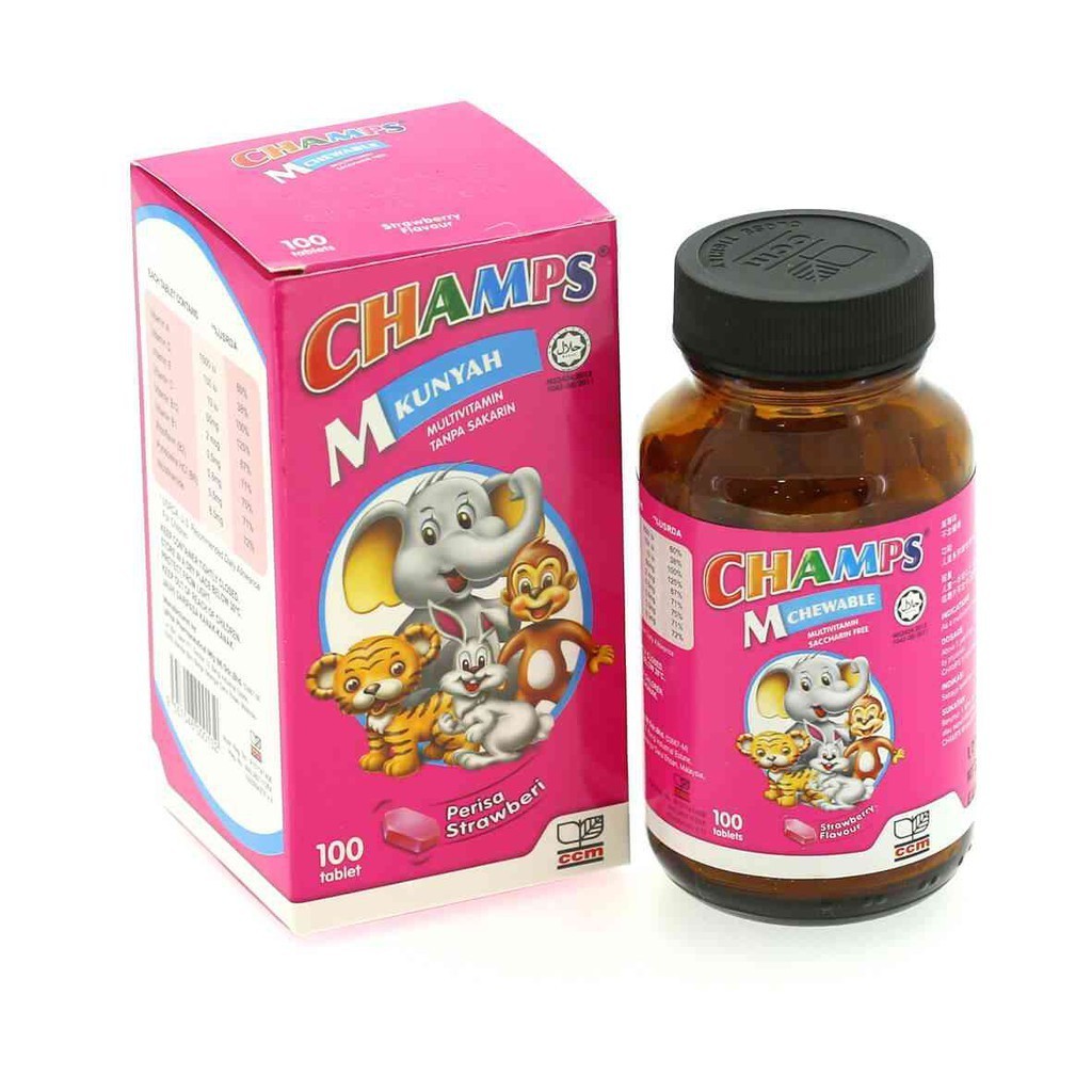 CHAMPS M TABLET 100's ( ST/ HEXOGAN ) | Shopee Malaysia