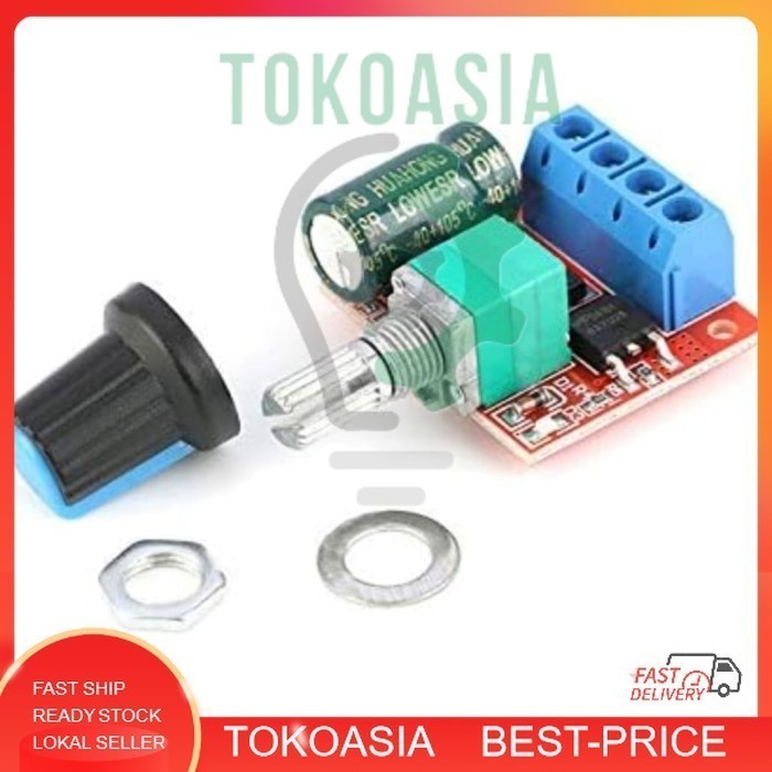 PWM DC-DC Motor Speed Controller 5Amp Module 4.5V-35V | Shopee Malaysia
