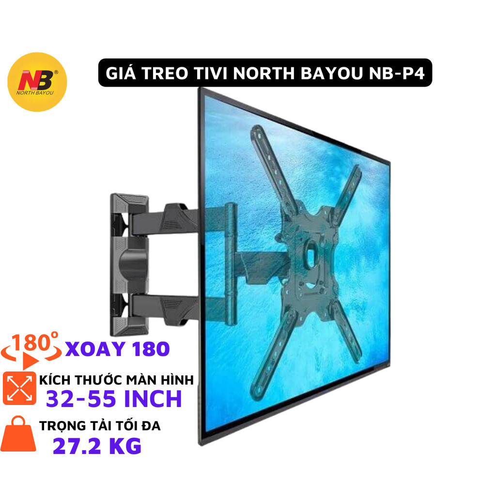Nb-p4 TV mount, North Bayou NB-P4 multi-function swivel TV mount from ...