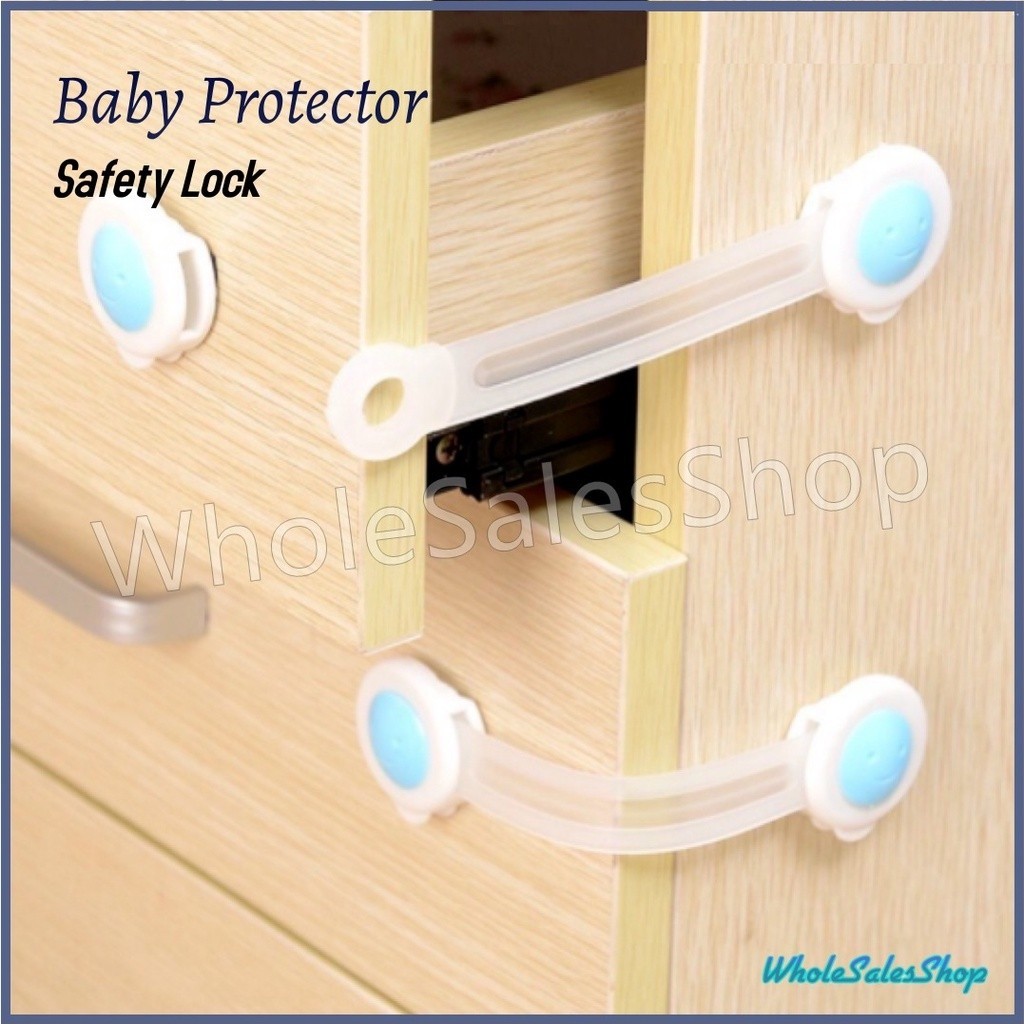 Baby Safety Protector Bear Child Cabinet Locking Plastic Lock ...