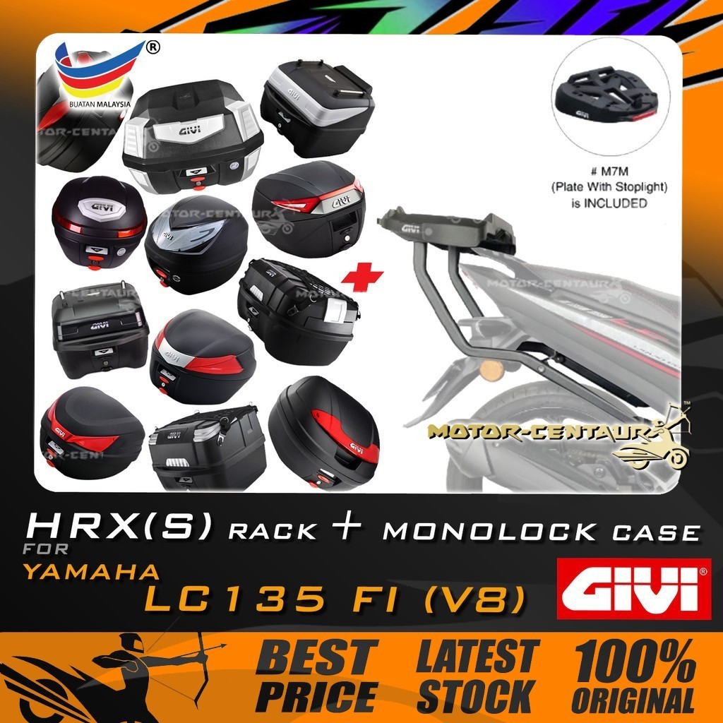 SET KOMBO KOTAK/BOX GIVI B27/B270/B32/B33/B42/B45 TOP CASE + GIVI ...