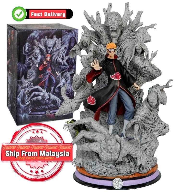 Naruto Pain Anime Figures Gk Action Figures 26cm PVC Collectible Model ...