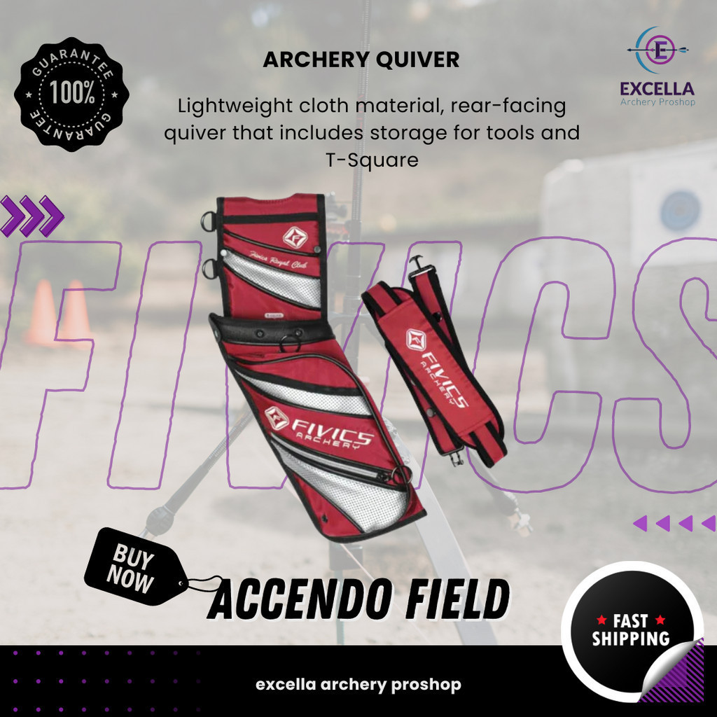 Fivics Archery Accendo Back Quiver / Excella Archery Proshop / Sport ...