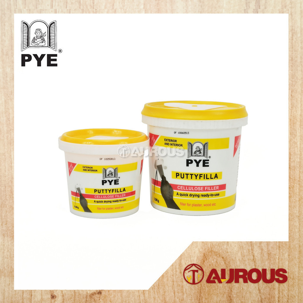 PYE PUTTY FILLA READY MIXED ACRYLIC-BASED FILLER FAST DRY FILLER ...