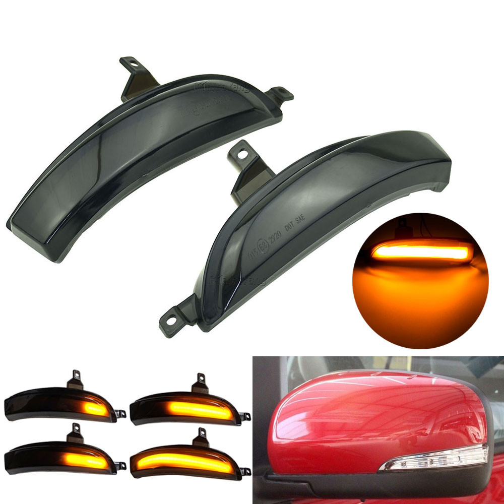 【24H shipping】LED Turn Signal Light Rearview Mirror Flasher Sequential ...