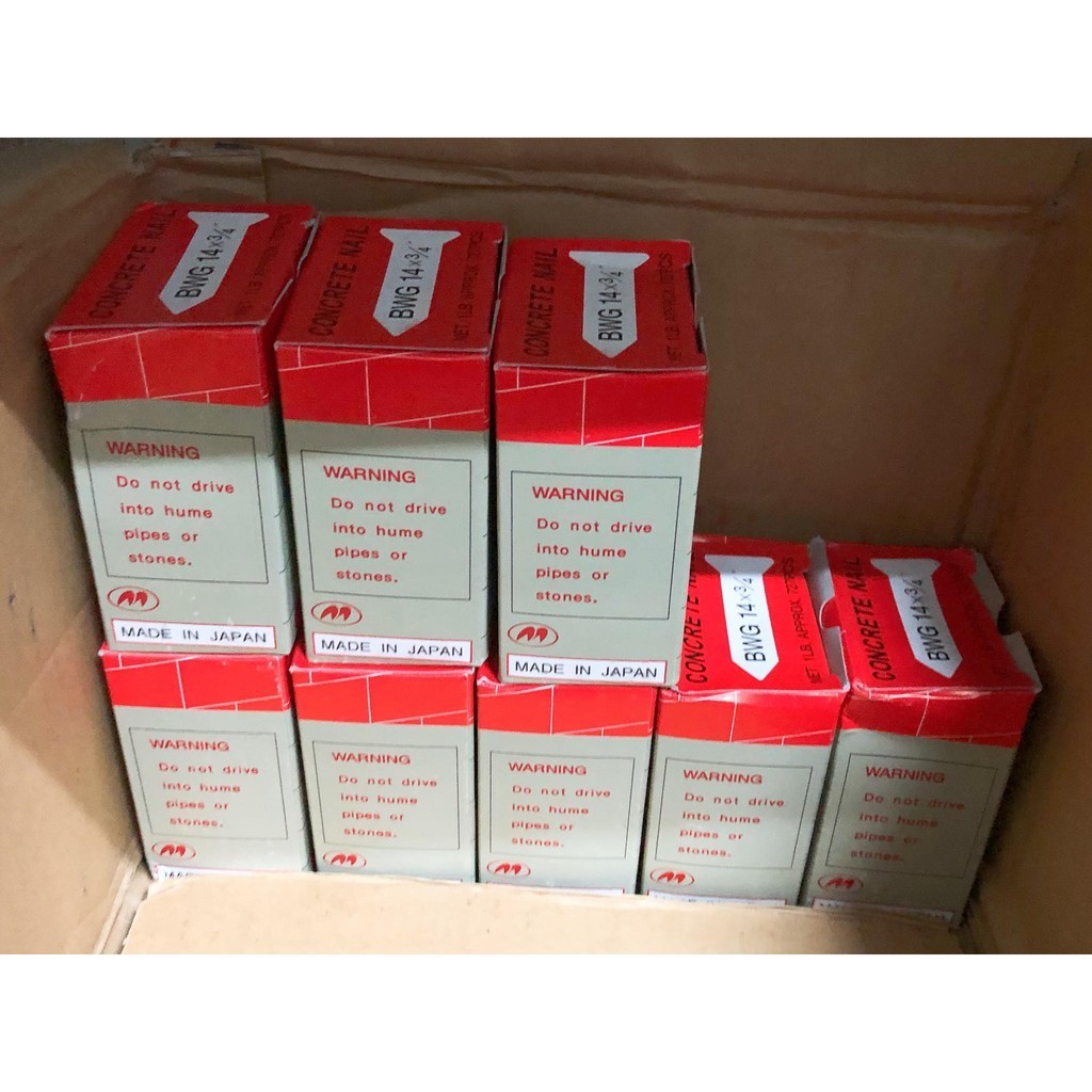 [50pcs /pack] KNMURATA CONCRETE NAIL PAKU CONCRETE PAKU DINDING PAKU ...
