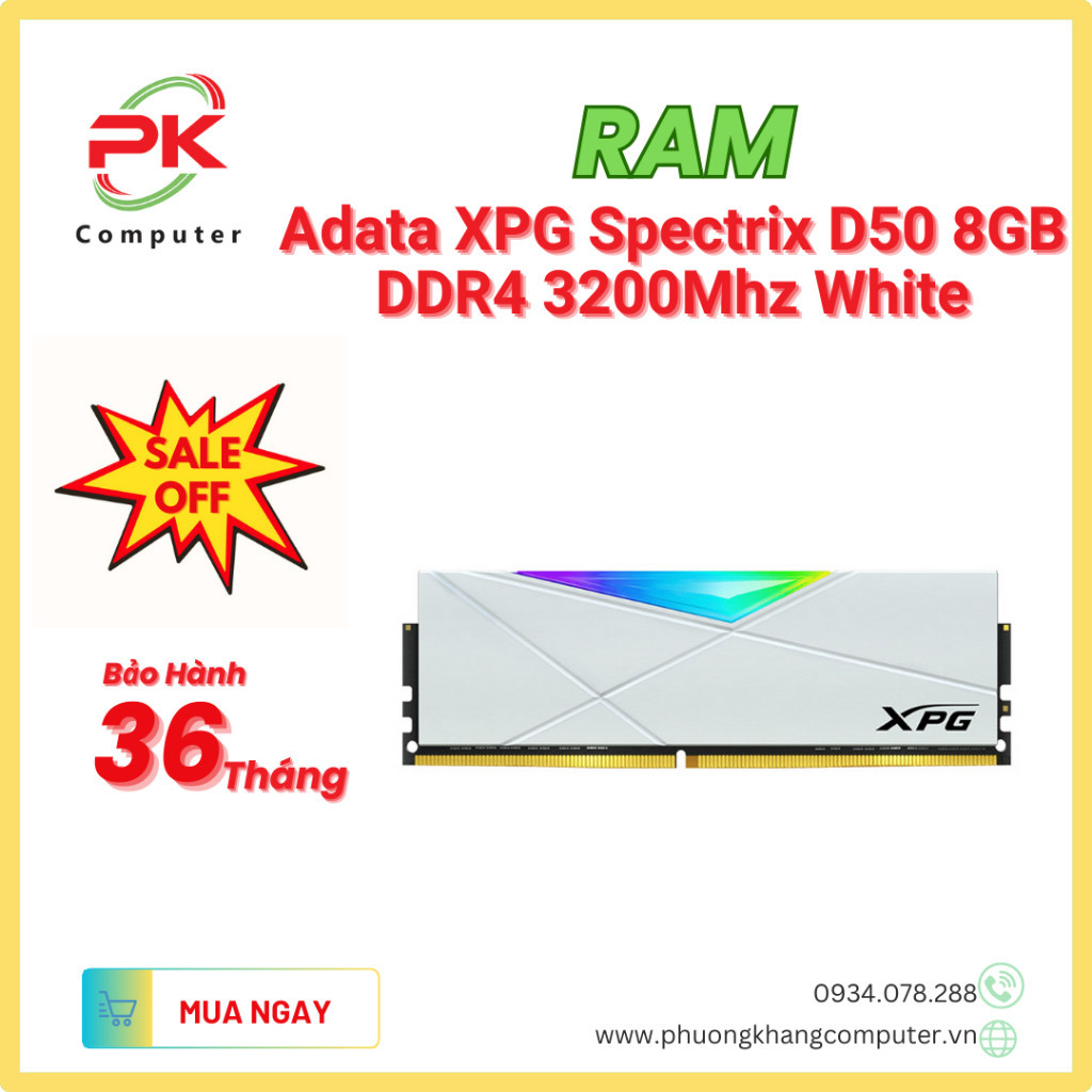 Ram Adata 8G / 3200 D50 XPG Spectrix | Shopee Malaysia