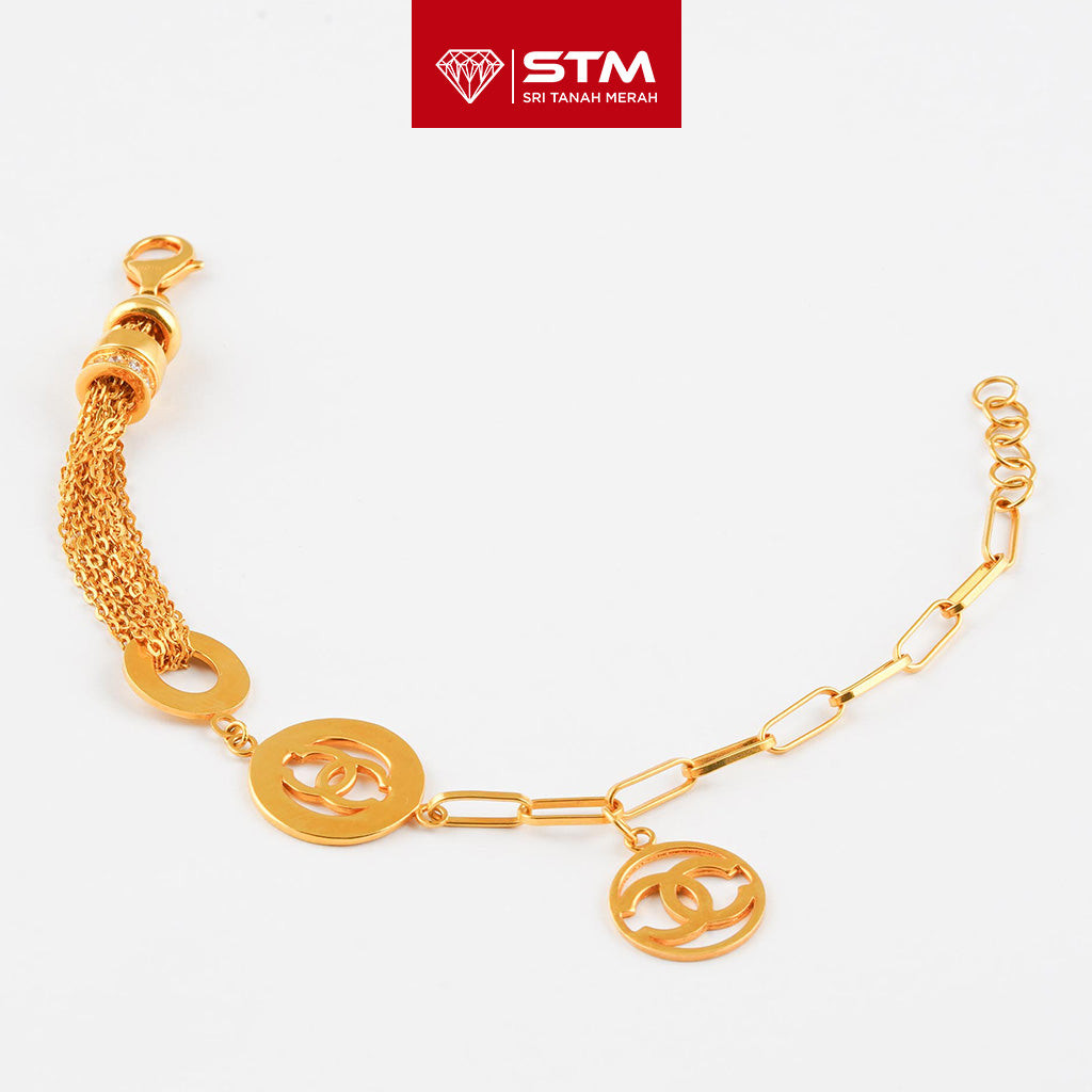 STM Preloved Rantai Tangan Fesyen 916 (22k Gold) | Shopee Malaysia