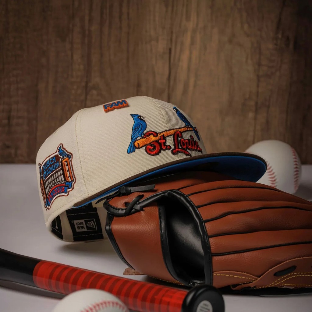 MLB Saint Louis Cardinals Busch Stadium Two Tone Sunwash Blue Uv Fitted ...