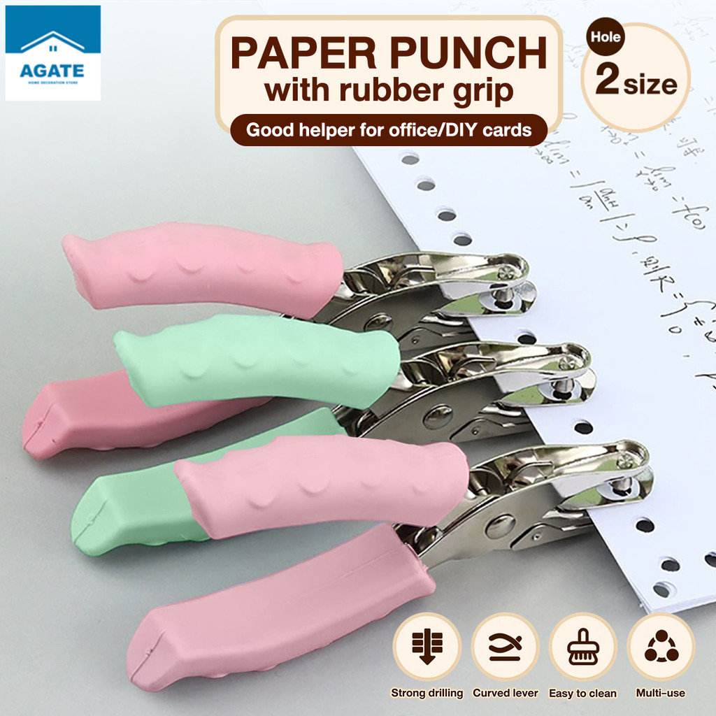 Hole Puncher Circle 3mm/6mm Portable Single Hand Held Hole Punch ...