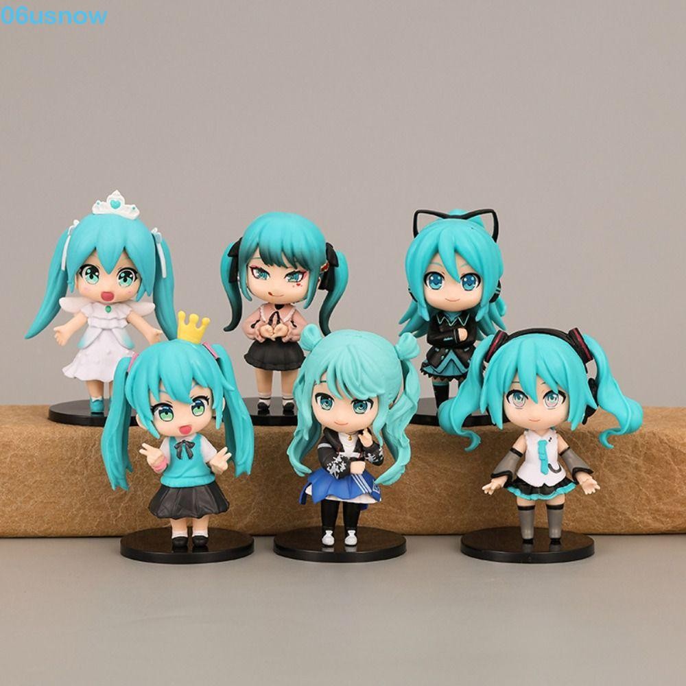 USNOW Hatsune Miku Action Figures, Character PVC Hatsune Miku Doll Toy ...