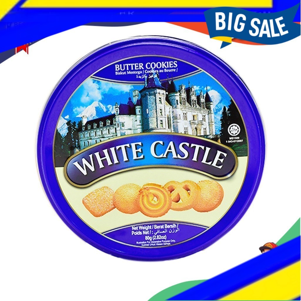 Biskut Mentega, Biskut Butter White Castle Butter Cookies 80G | Shopee Malaysia