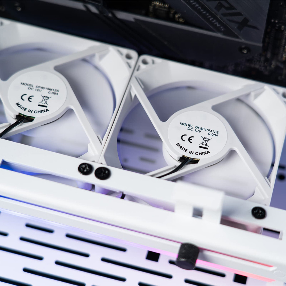 2 in 1 Graphics Card Radiator with 3x80mm PWM Cooler Fans 5V 3Pin ARGB ...