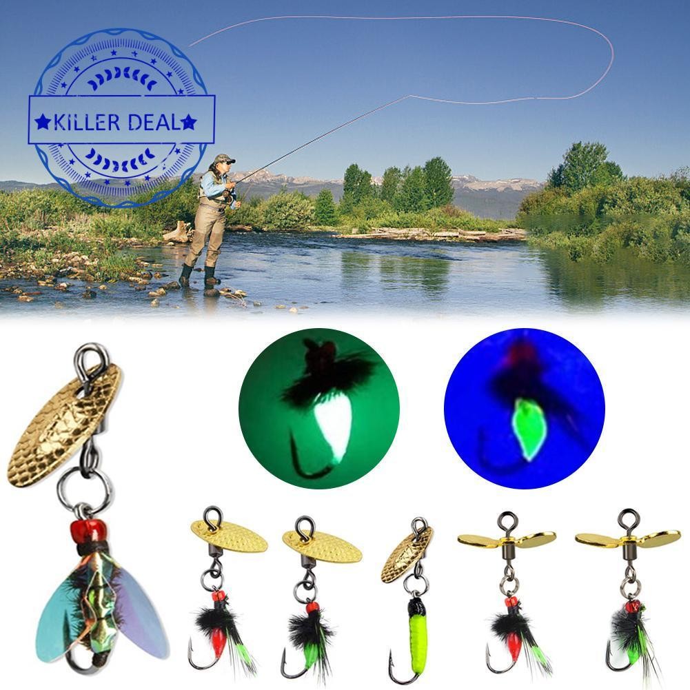Fly Hooks Flies, Insect Lures Fake Bait Bionic Micro-composite Tilapia ...