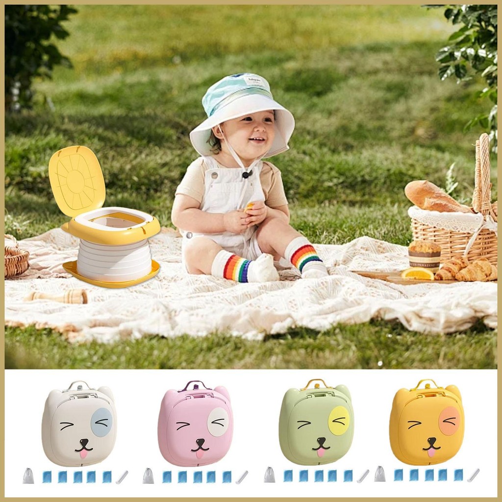 Portable Potty for Toddler Travel Foldable Car Potty Portable Travel ...