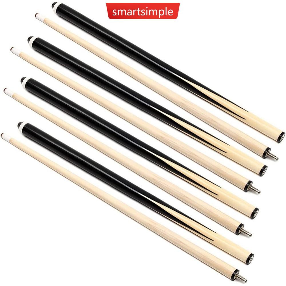 SMARTSIMPLE 1Pc 145CM 1/2 Split Club 12MM Head Snooker Nine-Ball White ...