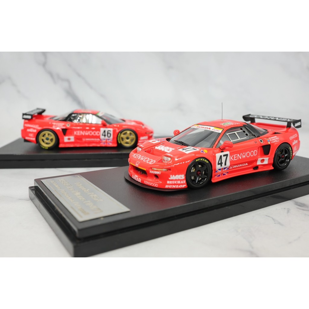 Hpi 1/43 nsx gt1 leman leman Racing No. 47 One Set, Original Package, Blast Window, Rear Wheel ...