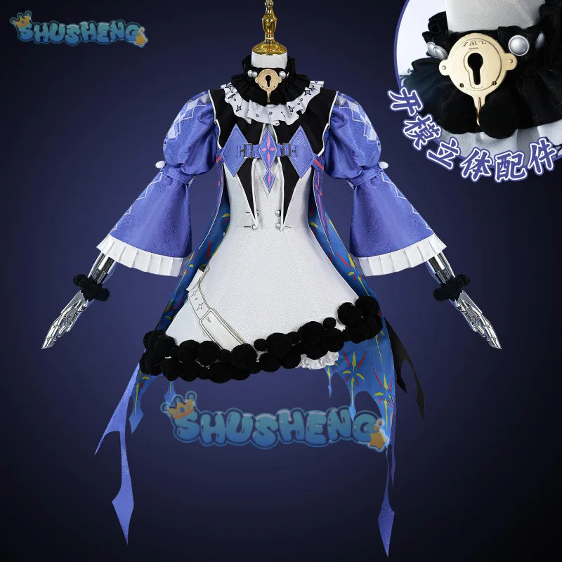 Wuthering Waves Roccia Cosplay Costume Wig Dress Headwear Troupe of ...