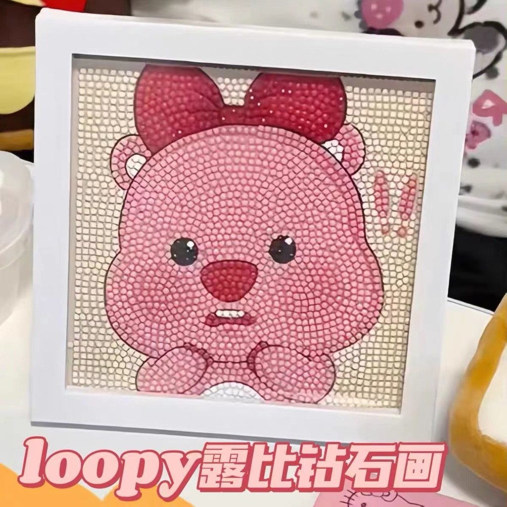 Gaya baru memerang loopy suka pelekat berlian buatan tangan diy berlian ...