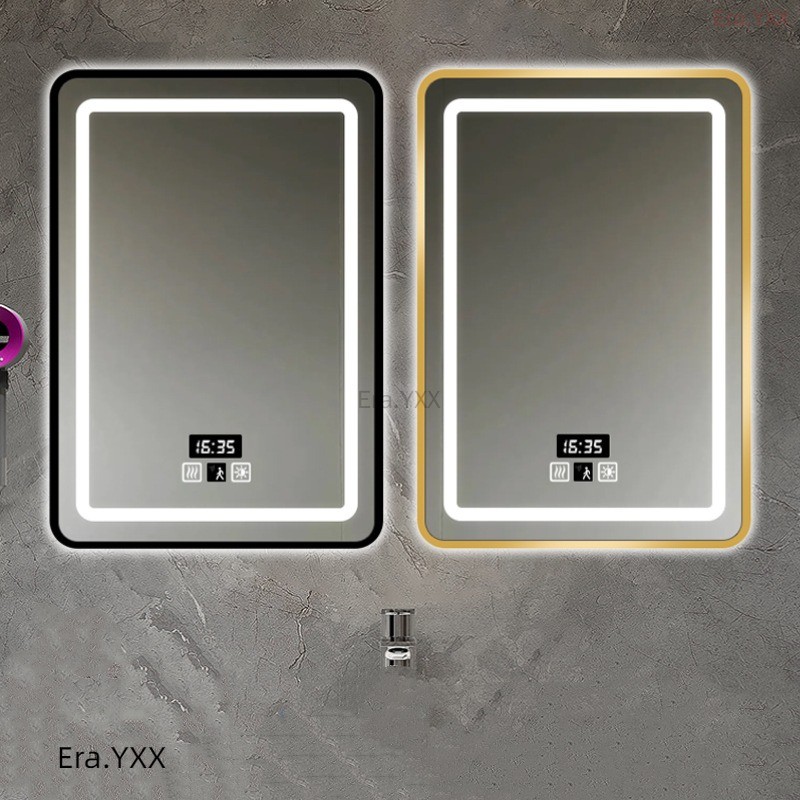 Led Smart Bathroom Mirror Square Bathroom Mirror led Makeup Mirror Wall ...