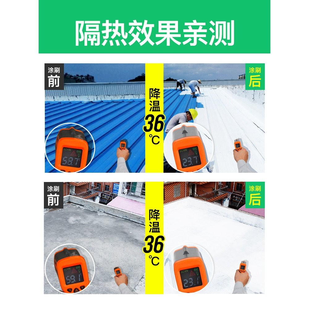 Roof Heat Insulation Coating Roof Roof Waterproof Sunscreen Material ...