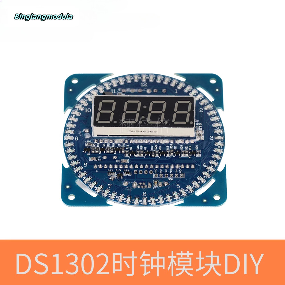 Ds1302 Clock Module Rotating LED Display Clock DIY Electronic Watch ...