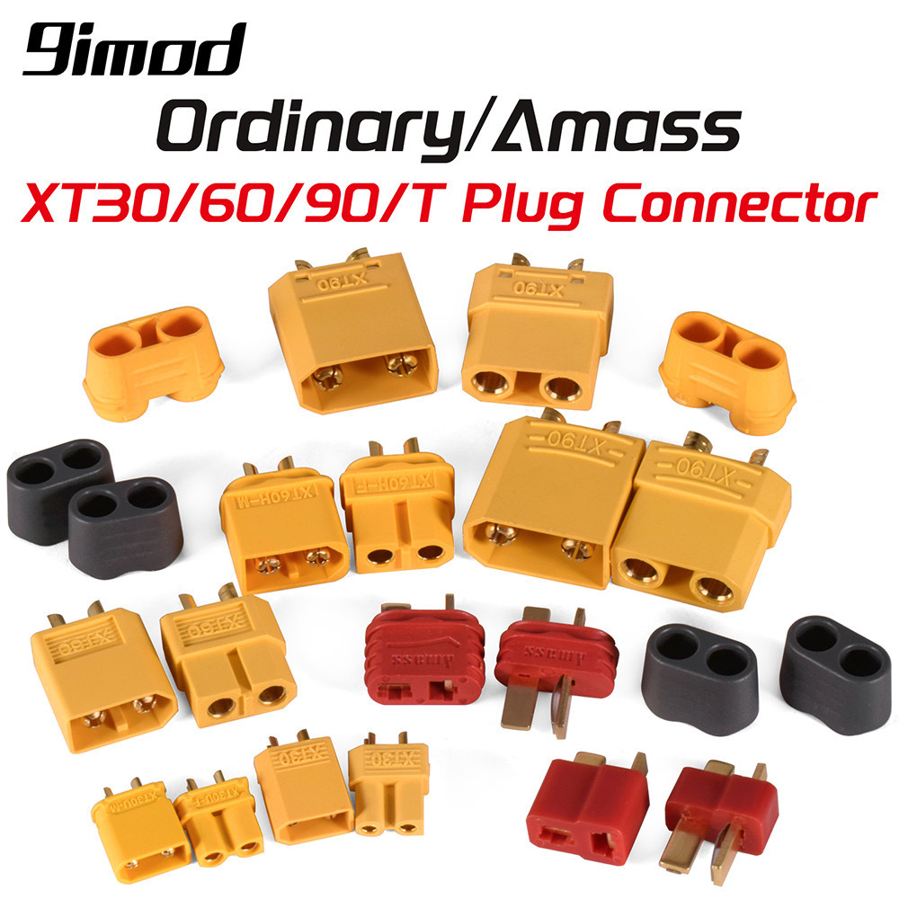 9IMOD XT60 XT30 XT90 T-plug Male Female Bullet Connectors Amass XT30U XT60H Power Plugs | Shopee ...