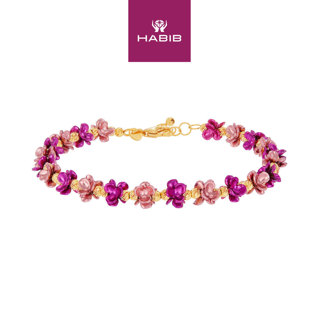 HABIB CLARA | Oro Italia 916 Yellow Gold Bracelet GW44150823(FP)-TI ...
